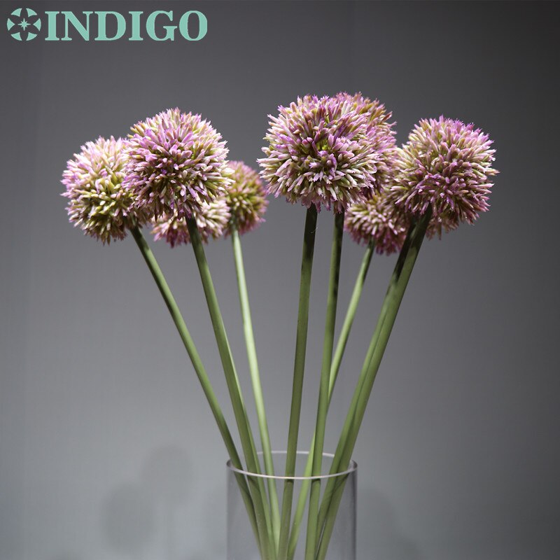 INDIGO 9pcs Purple Onion Flower Plastic Ball Form ... – Grandado