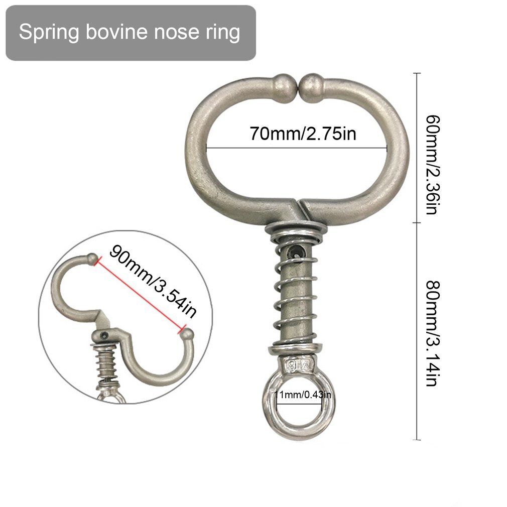 Farm Animals Stainless Steel Automatic Spring Nose... – Grandado