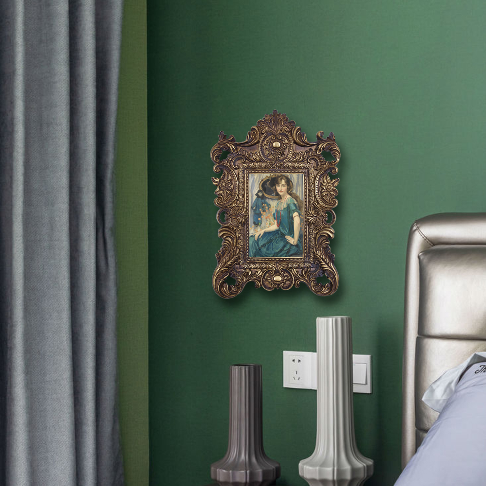 European Embossed Picture Wall-mounted Frame 6 Inc... – Grandado