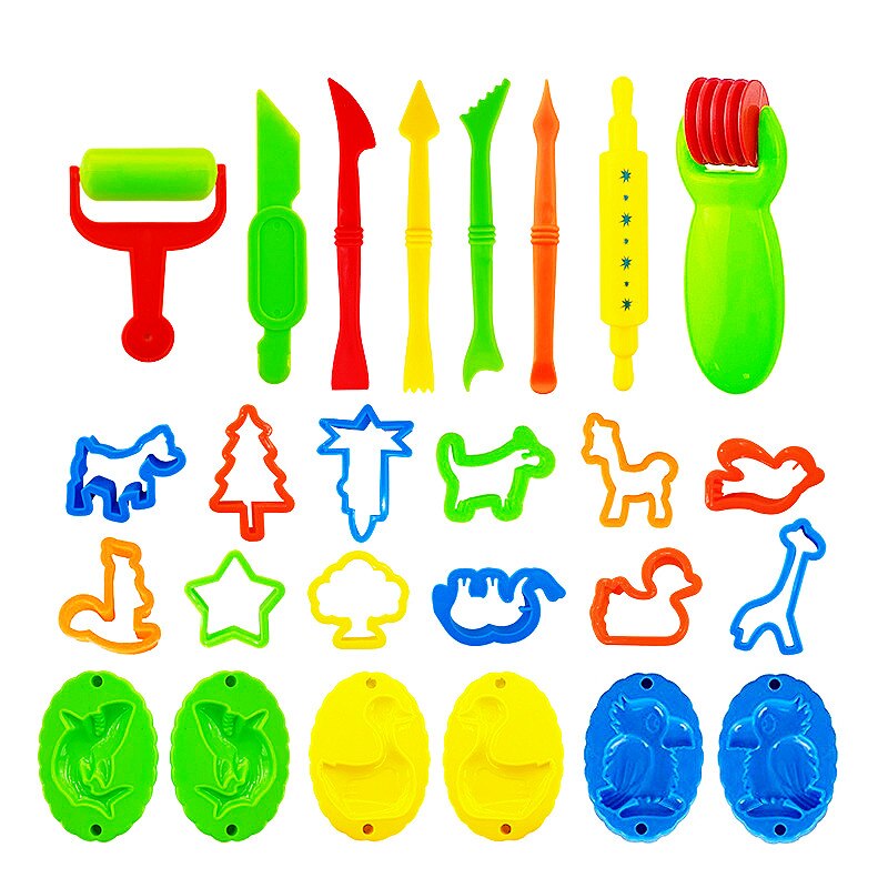 26Pcs Play Slime Tools Kit DIY Plasticine Mold Mod... – Grandado