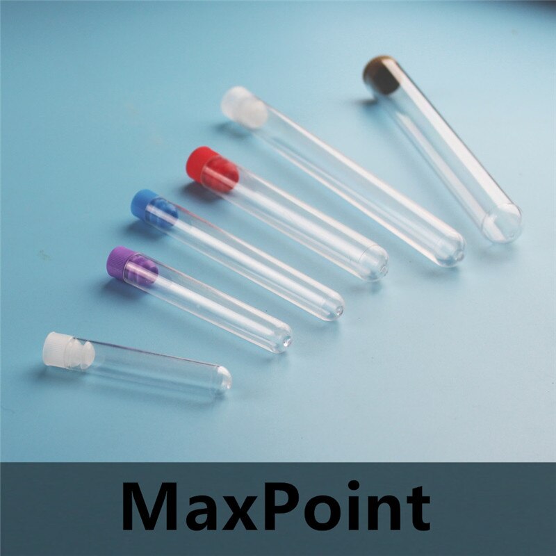 Tubo plástico do teste de maxpoint 10 pces com tub... – Vicedeal