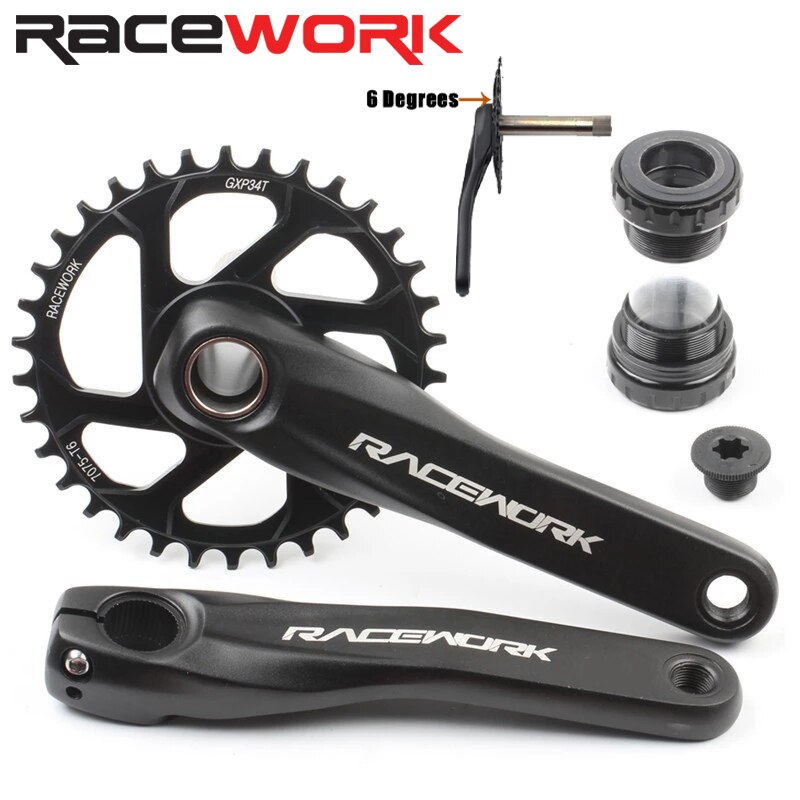 Racework Bicycle Crankset 32T 34T 36T 38T Bicycle ... – Grandado