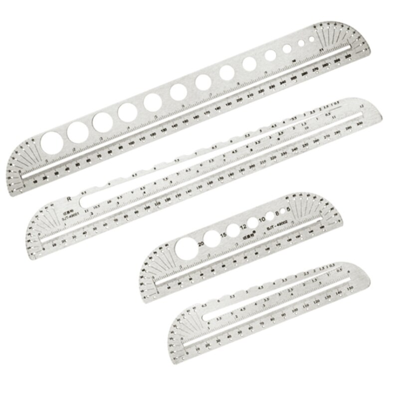 1Pc Metal Stainless Ruler Quilling Template Kit Ci... – Vicedeal