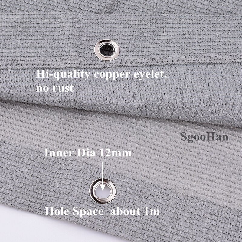 Gray Anti-UV HDPE Sun Shading Net Balcony Outdoor ... – Grandado