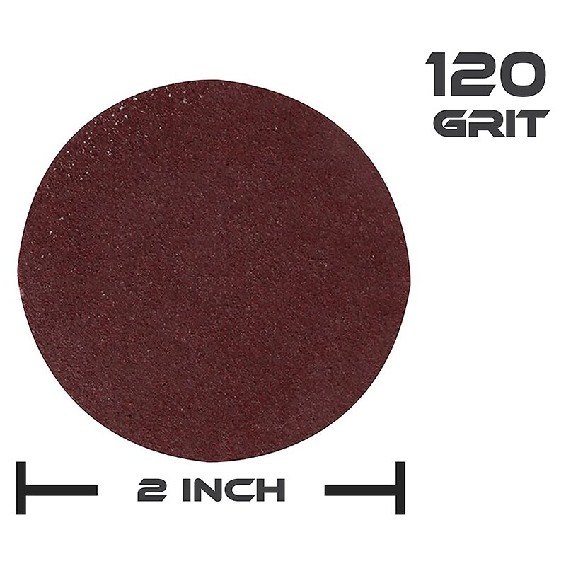 50PCS 2 Inch Roloc Disc 120 Grit Sanding Discs Set... – Vicedeal