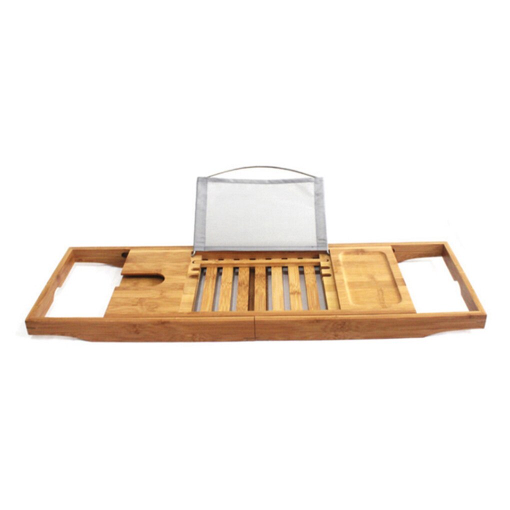 Einstellbar Bambus Bad Regal Bad Zubehör Organizer... – Vicedeal