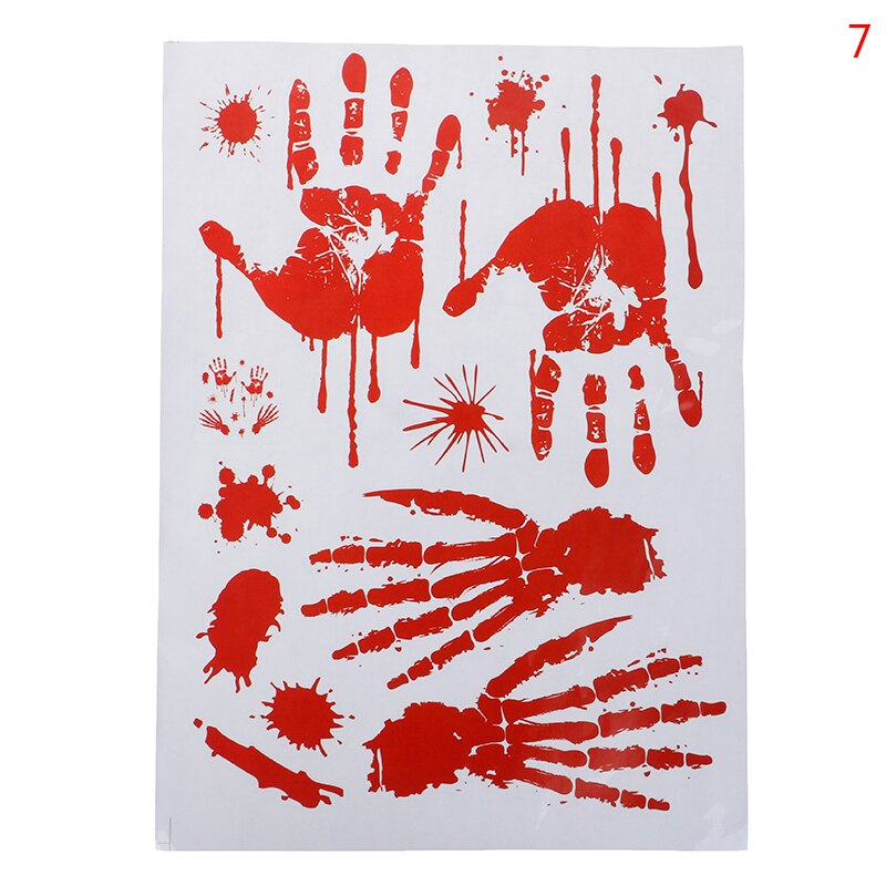 Horror Blood Handprint Decal Glass Window Sticker ... – Grandado