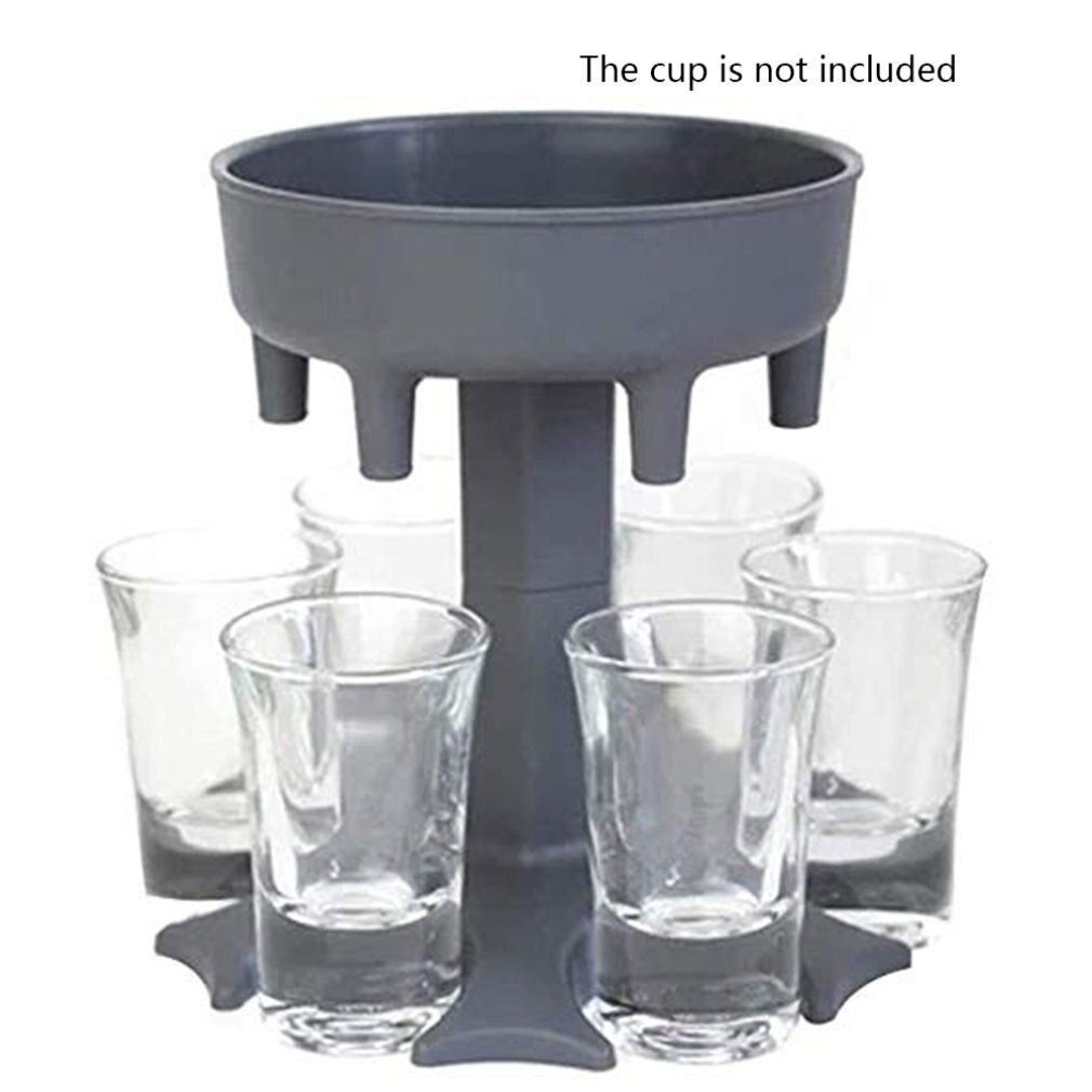 6 Shot Glass Dispenser And Holder Filling Liquids ... – Grandado