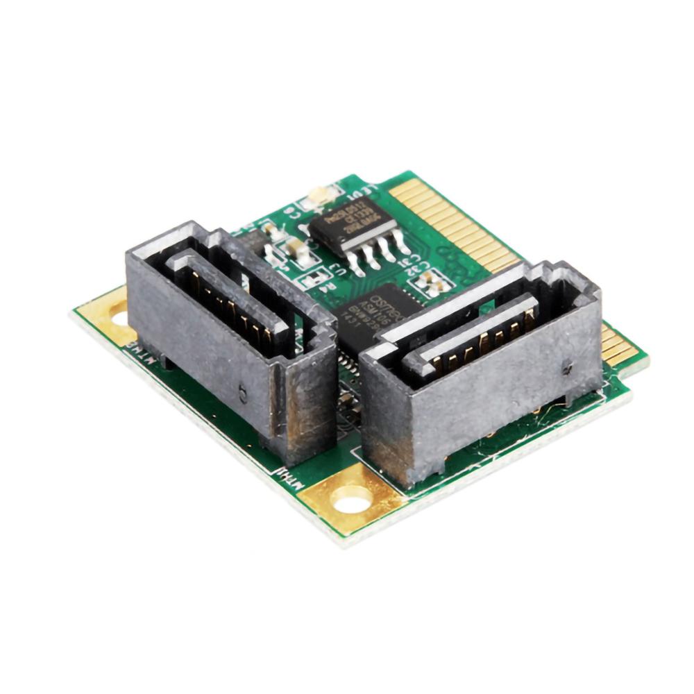 XT-XINTE Mini PCI-E PCI Express to 2 Ports SATA 3.... – Grandado