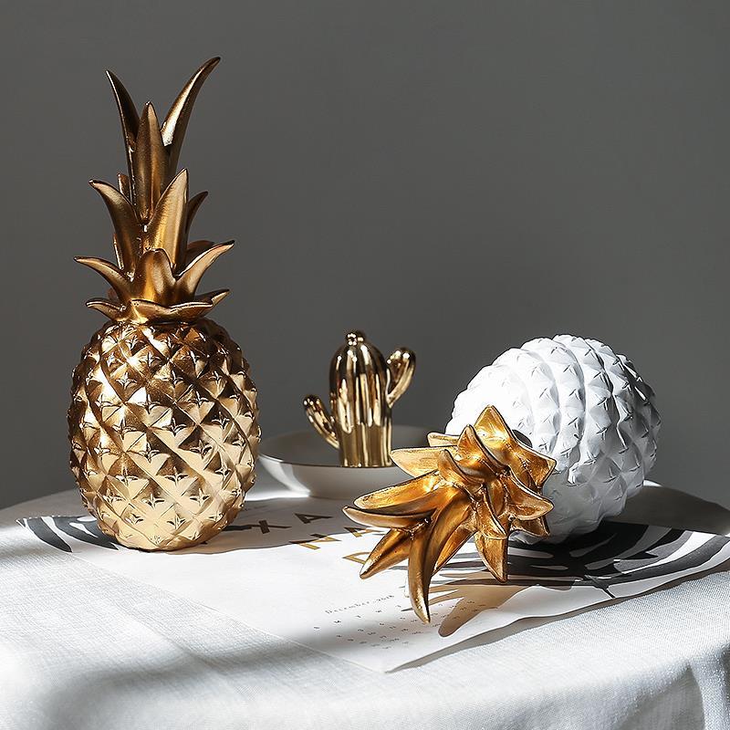 Home Decoration Resin Sculpture Pineapple Decorati... – Grandado