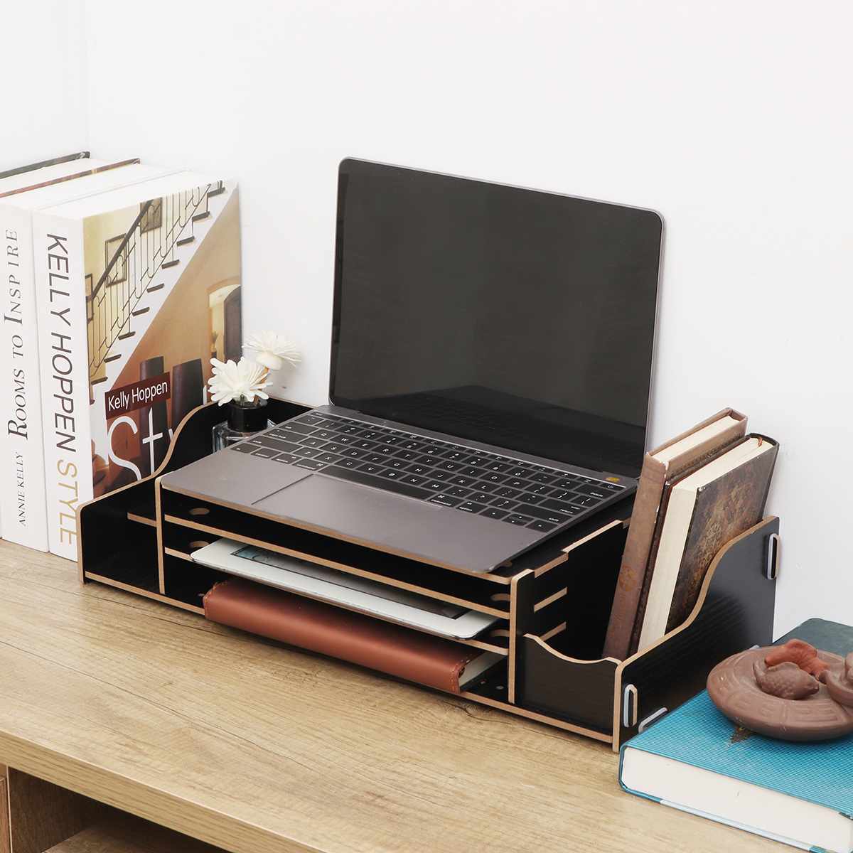 DIY 3 Layers Monitor Stand Riser Wood Computer Sup... – Grandado