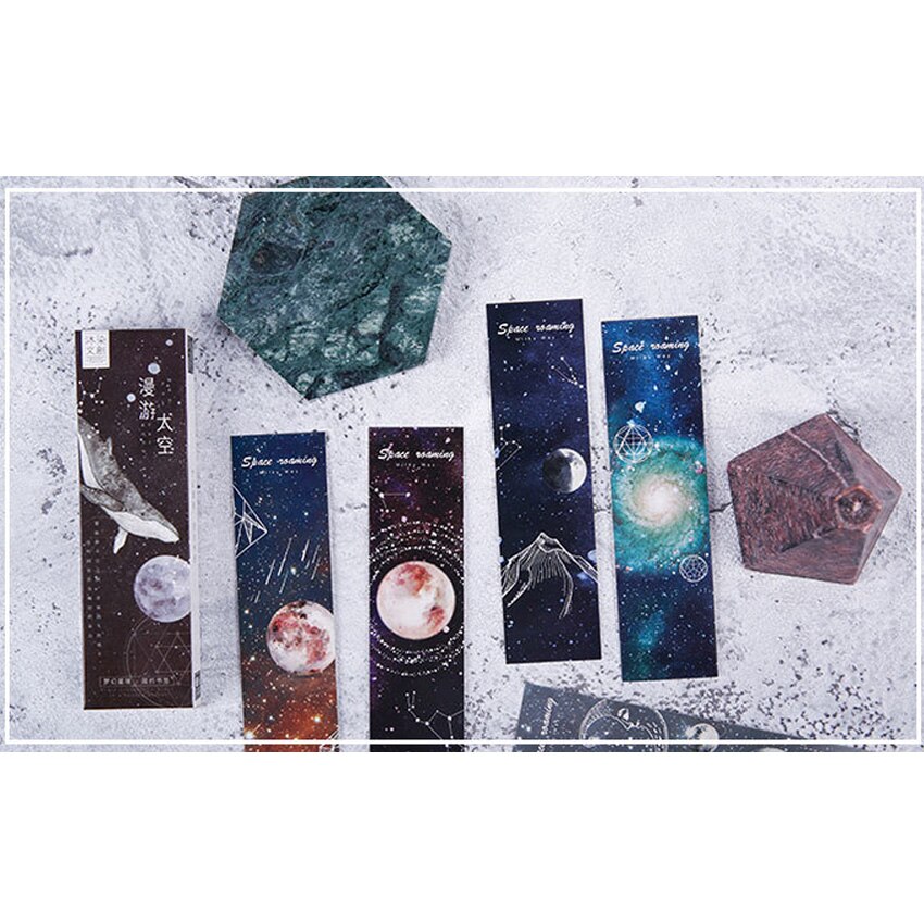 30pcs/pack Roaming Space Bookmark For Books Statio... – Grandado