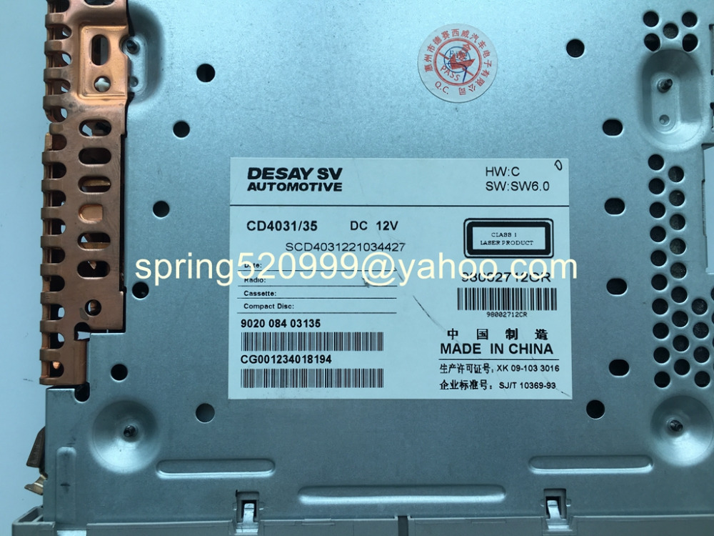 ECHT RD45 Autoradio met mp3 voor Peugeot 207 206 3... – Vicedeal