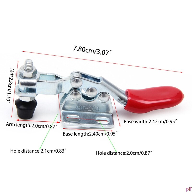 4Pcs Metal Horizontal Quick Release Hand Tool Togg... – Grandado