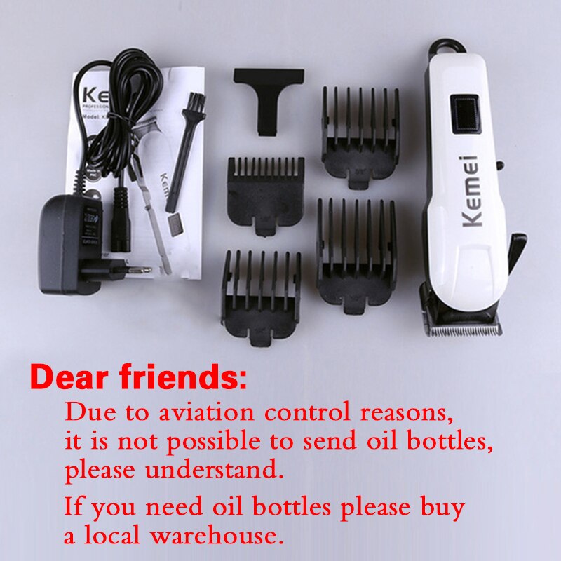 kemei hair clipper trimmer for men rechargeable ha... – Grandado