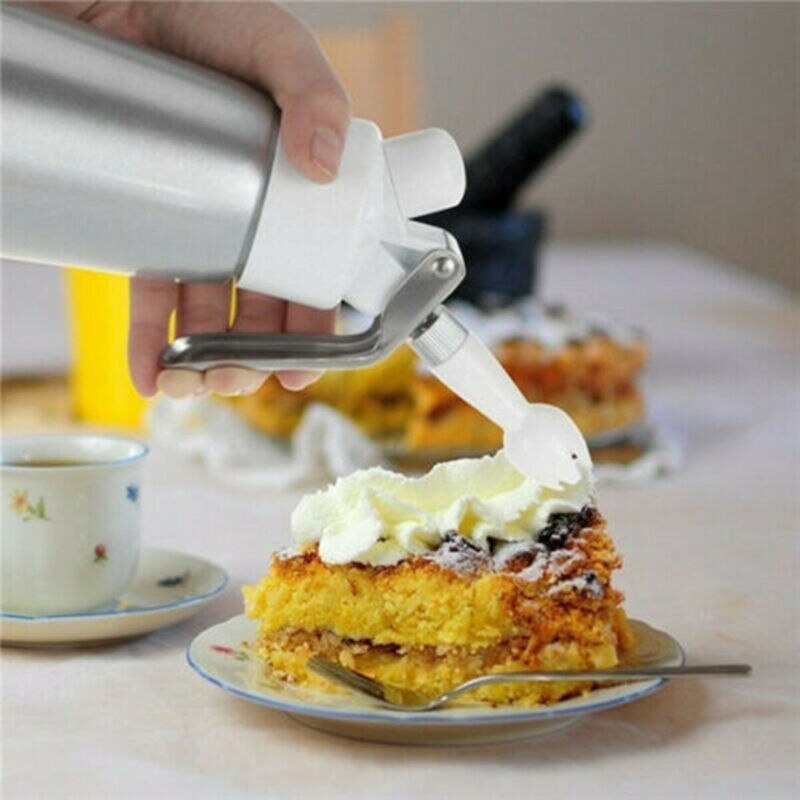 250mL Aluminum Whipped Dessert Cream Dispenser Alu... – Vicedeal