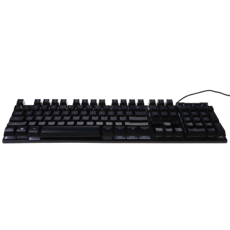 USB Wired Gaming Keyboard 104 Key Mechanical Feeli... – Vicedeal
