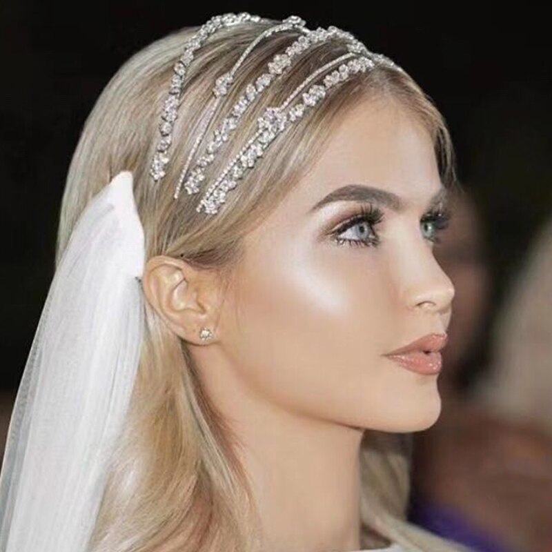 Mode Tiara Bruiloft Haar Accessoires Bridal Hair B... – Grandado