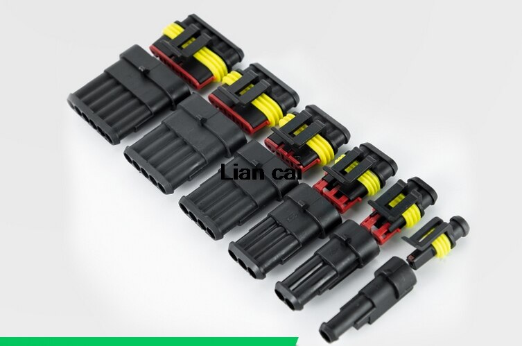 5 Sets Kit 1P 2P 3P 4P 5P 6P Amp 1.5 Mannelijke En... – Vicedeal