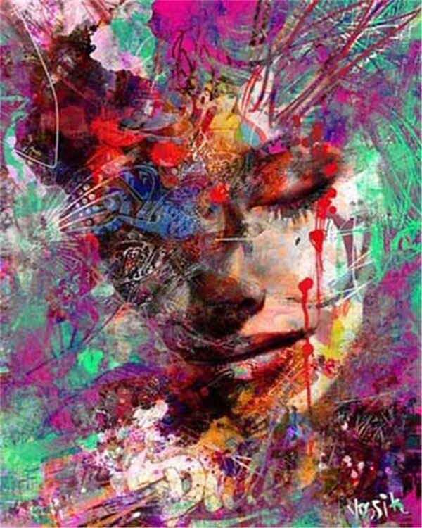 AZQSD Painting By Numbers Woman Hand Paint Kit Can... – Grandado