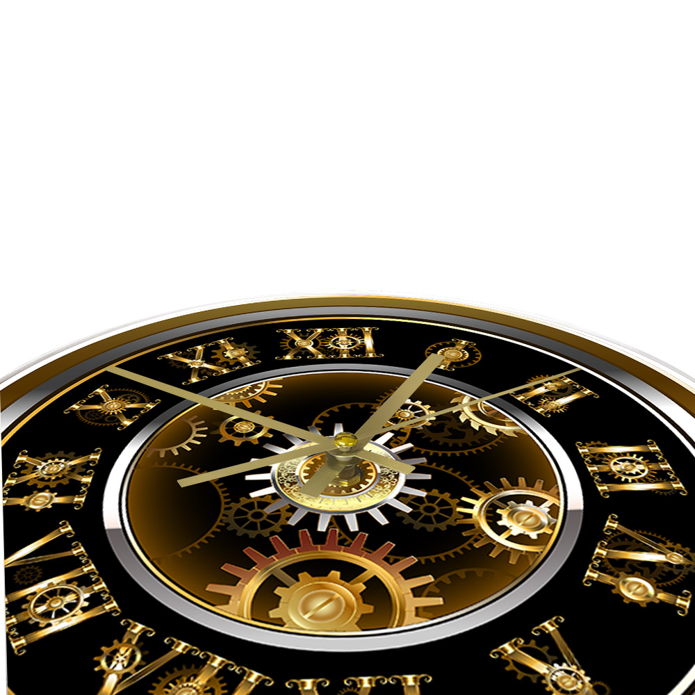Clockwork Steampunk Style Modern Wall Clock For Be... – Grandado
