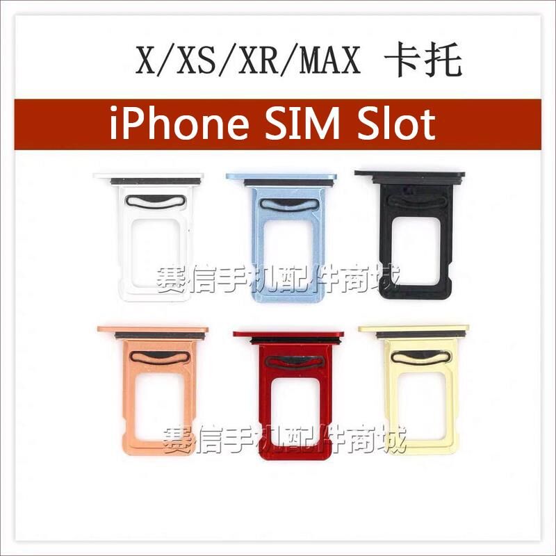 X XS XR XSMAX Micro SIM Dual Single Slot Adapter W... – Grandado