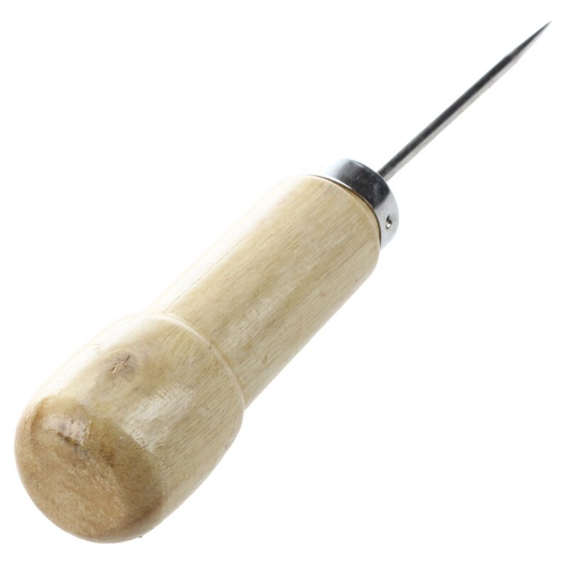 Wooden Handle Canvas Leather Working Sewing Awl To... – Grandado