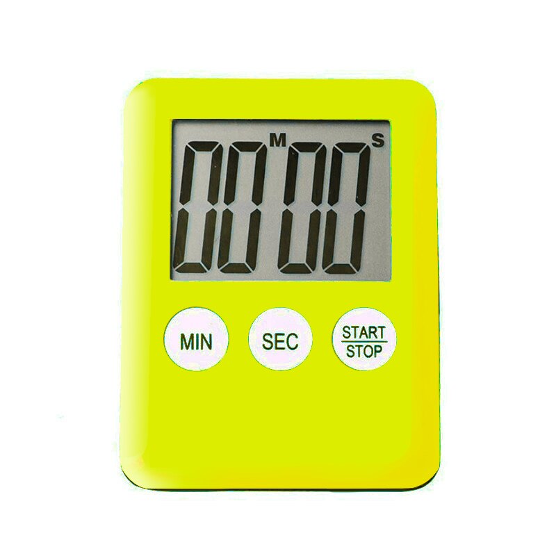 Super Thin LCD Digital Screen Kitchen Timer Square... – Grandado