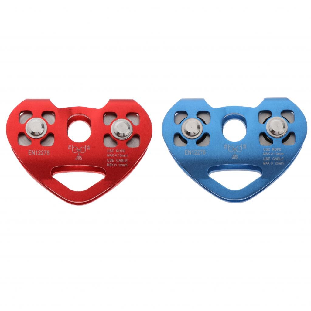 30KN Zip Line Klettern Dual Pulley Roller für Outd... – Grandado