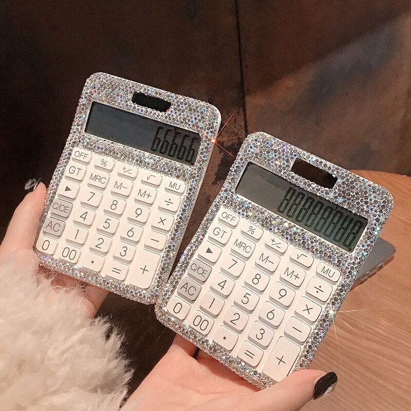 Sparkling Caculator Cute Inlay Rhinestones Scienti... – Vicedeal