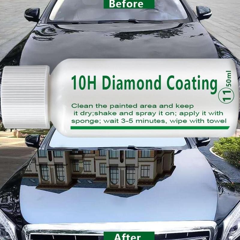 10H Diamond Coating Hydrophobic Glass Coating Cera... – Grandado