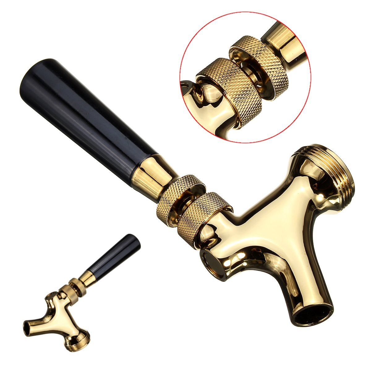 Gold Draft Beer Faucet Beer Draft Shank Tap Brass ... – Grandado