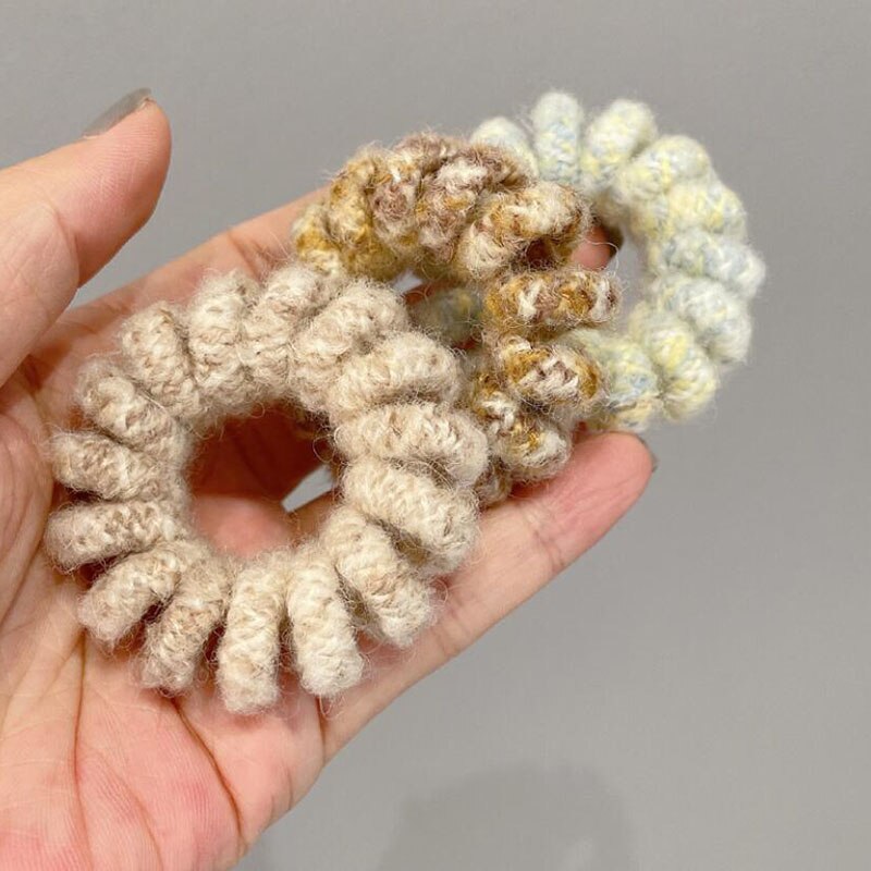 Autumn Lazy Wind Wool Phone Strap Hair Tie Basic W... – Grandado