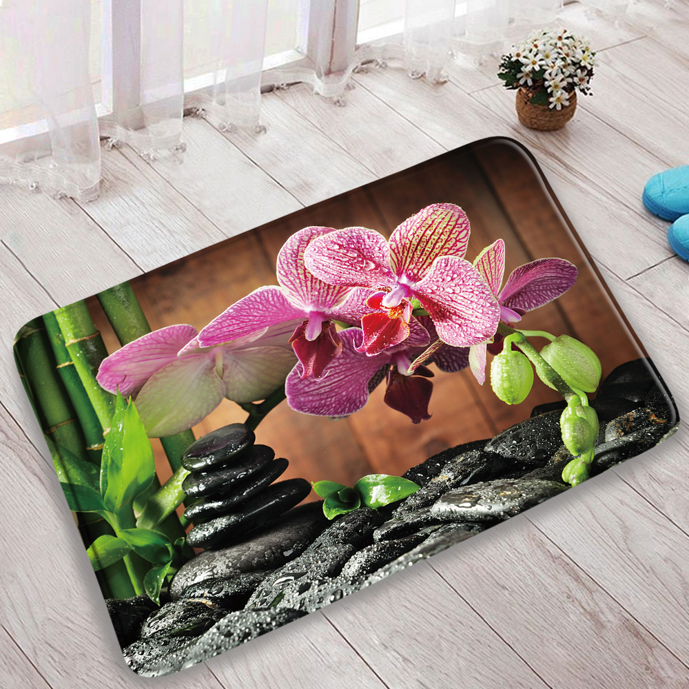 Chinese Style Flowers and Bird Green Bamboo Landsc... – Grandado