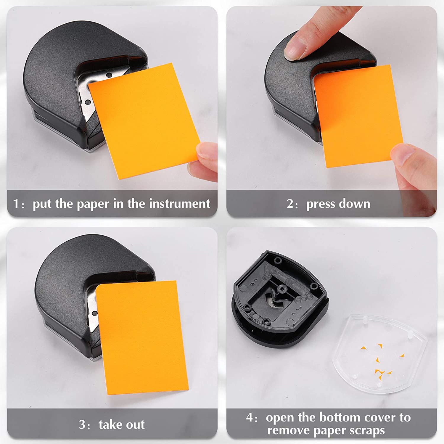 Mini Portable Corner Rounder Paper Punch Card Phot... – Grandado