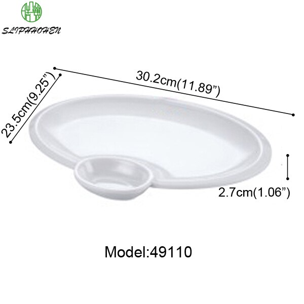 A5 Melamine Plaat Restaurant Zalm Schotel Plaat Me... – Vicedeal