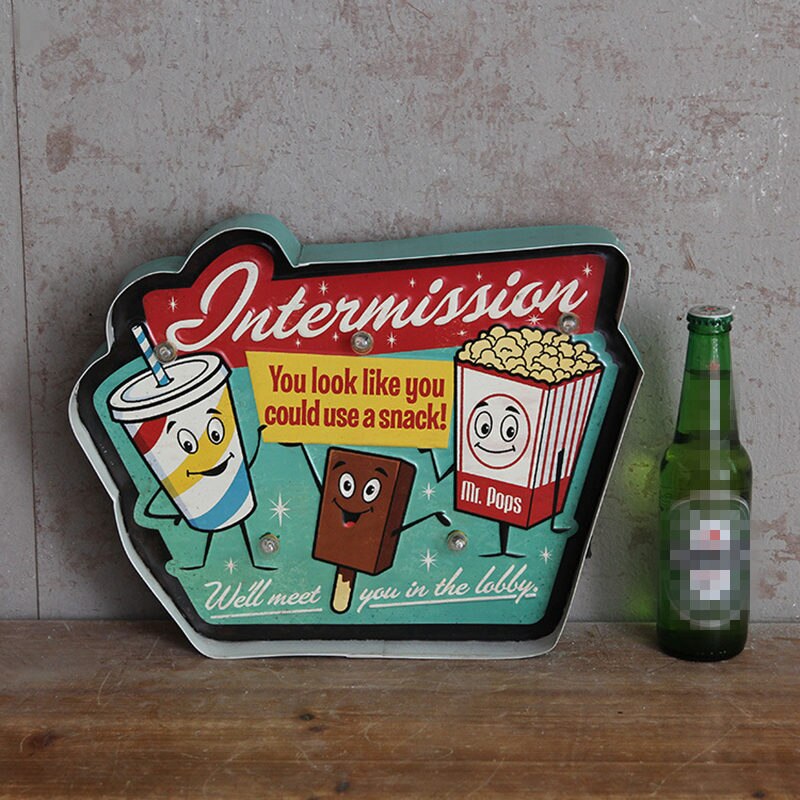 Intermission Snack LED Signs Coke Popcorn Shopping... – Vicedeal