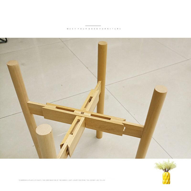 Adjustable Stand Holder Rack Wooden Sturdy for Flo... – Grandado