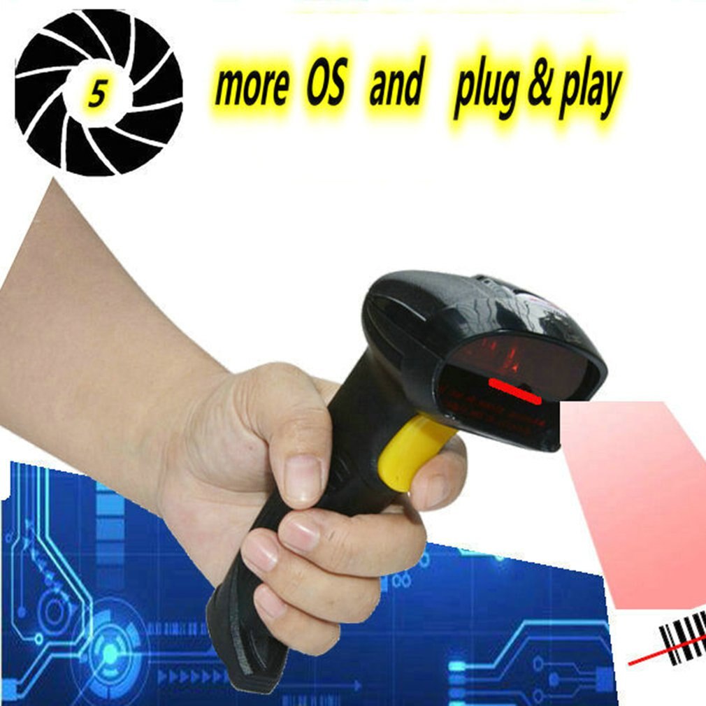 Pistola de scanner sem fio do código de barras, us... – Grandado