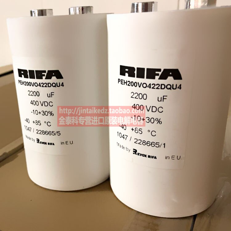 2PCS RIFA 22000UF/400V 65x105MM PEH200 400V2200UF ... – Vicedeal