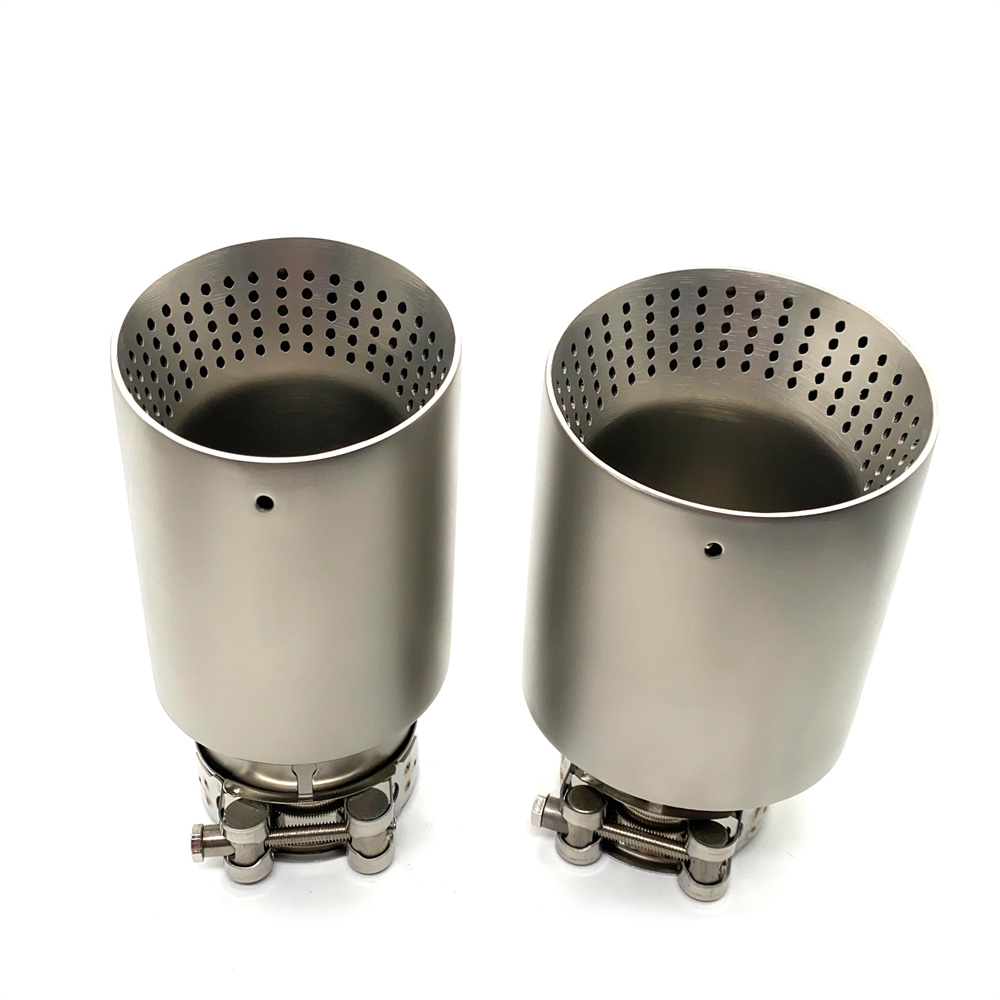 1 Pcs Matte Stainless Steel Car Exhaust Tip System... – Grandado