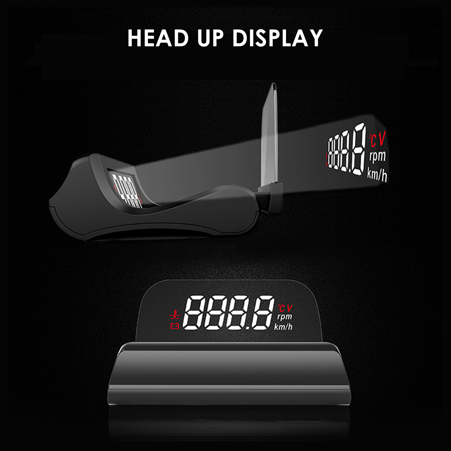 3.5'' Car HUD Module Head Up Display Digital Speed... – Grandado