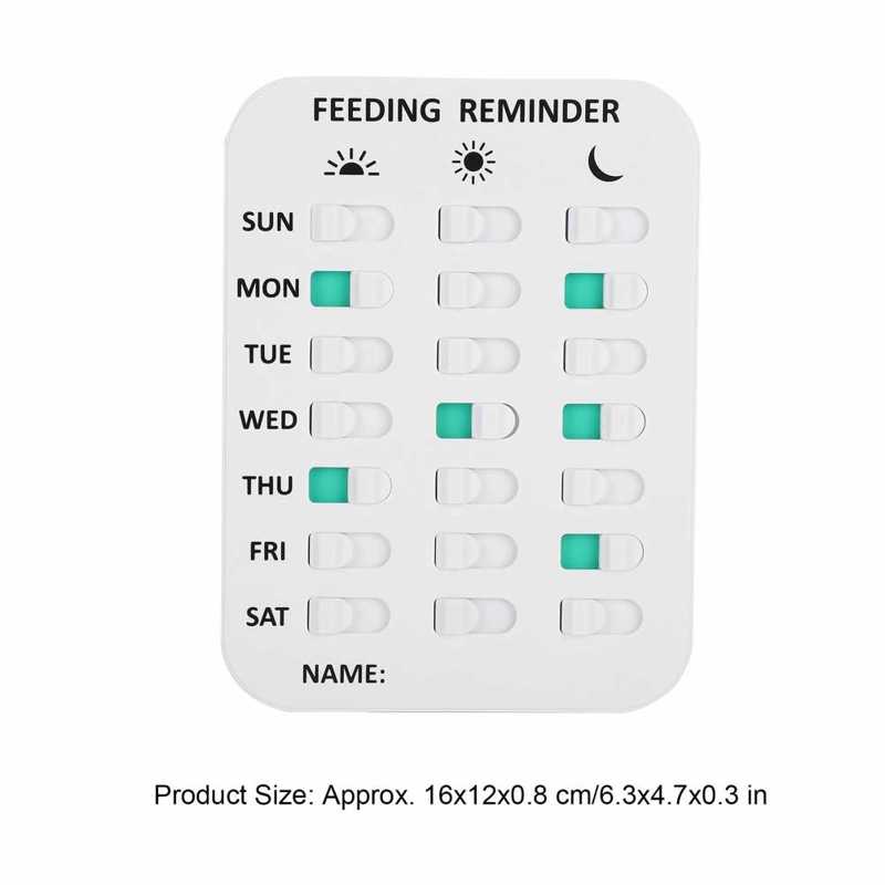 Pet Dog Feeding Reminder Magnetic Reminder Glide S... – Vicedeal