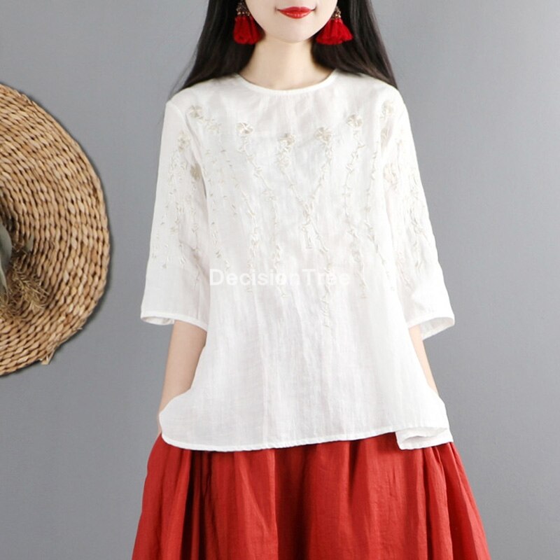 traditional chinese clothes for women chiffon blou... – Vicedeal