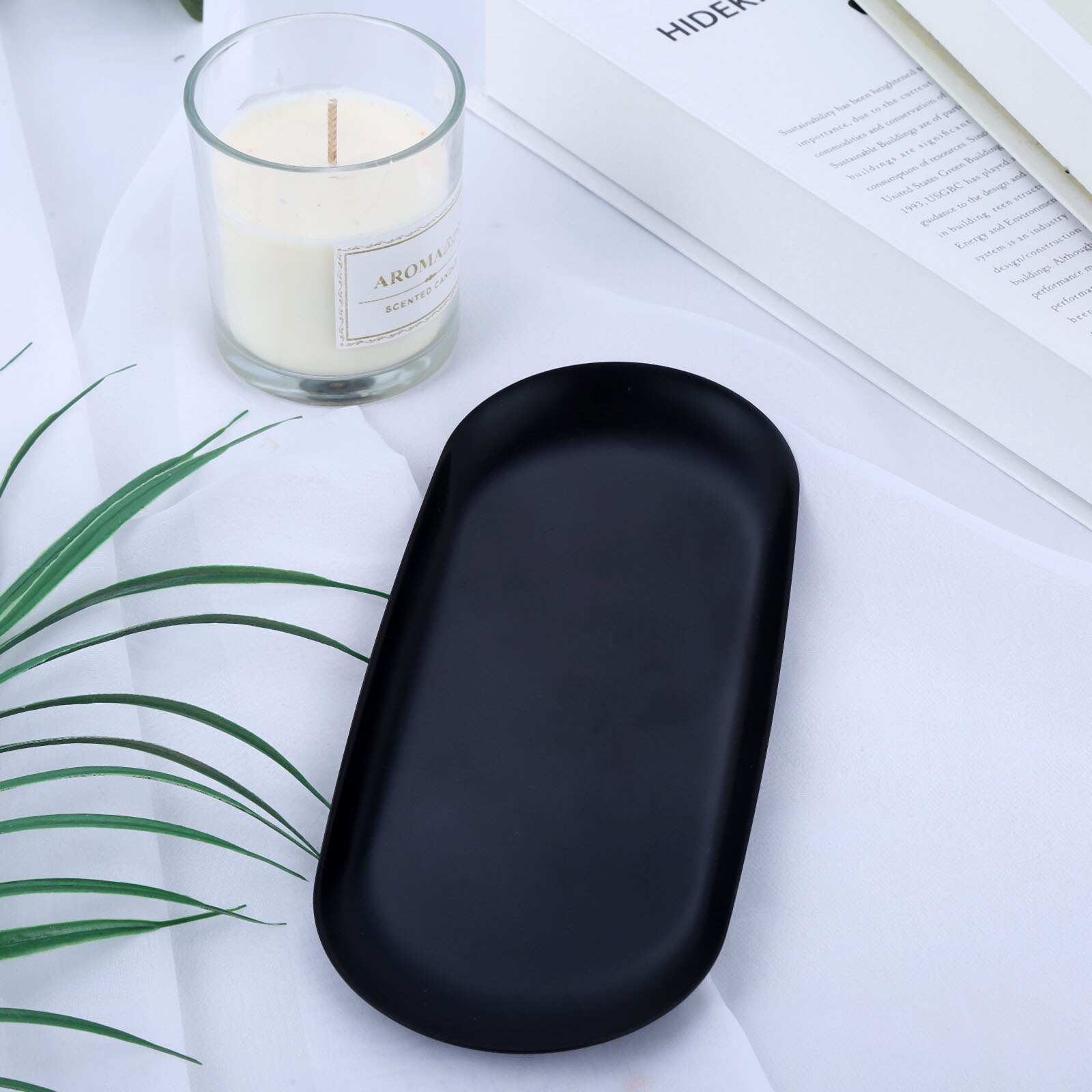 1pc Candle Tray Stainless Steel Storage Tray Dish ... – Grandado