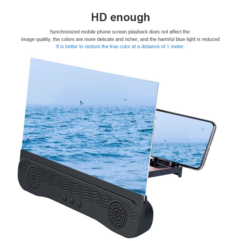 In Stock HD 3D Screen Amplifier 12-inch Phone Scre... – Grandado