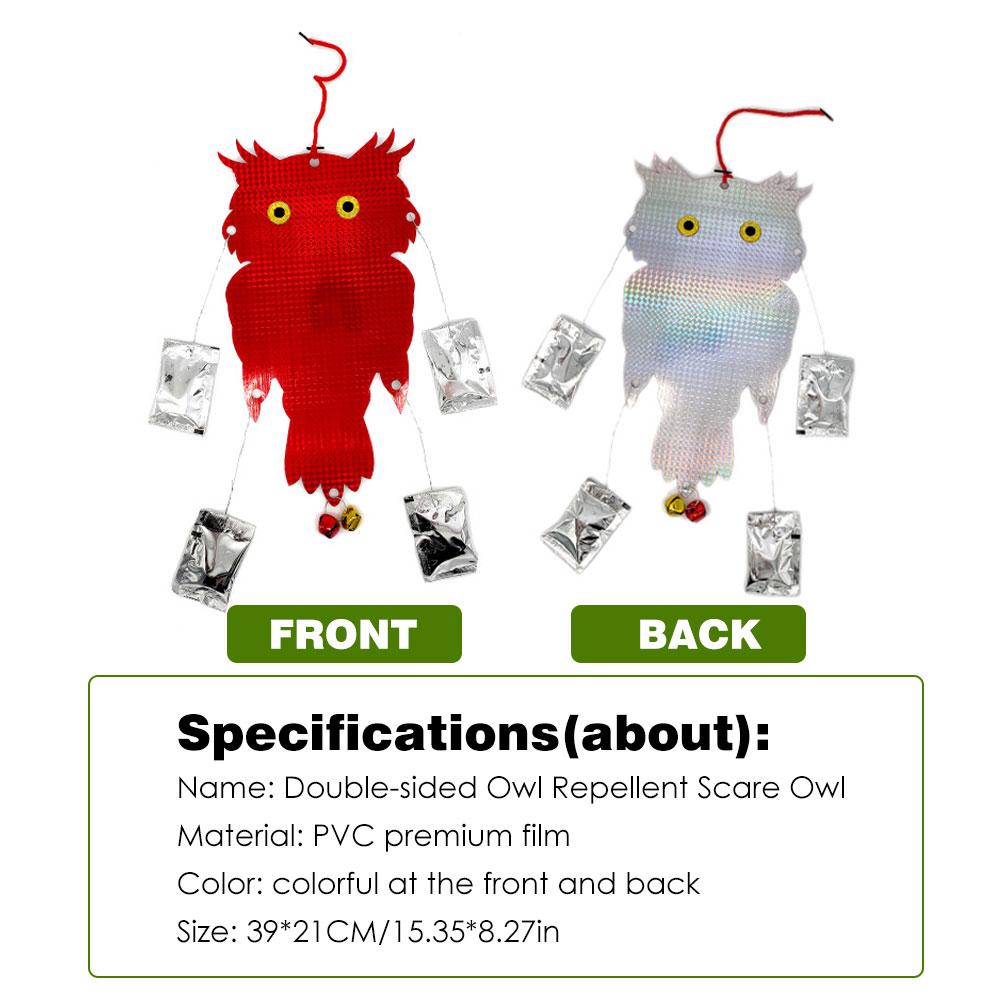 Bird Deterrent Scare Owl Birds Blinder Owl Reflect... – Grandado
