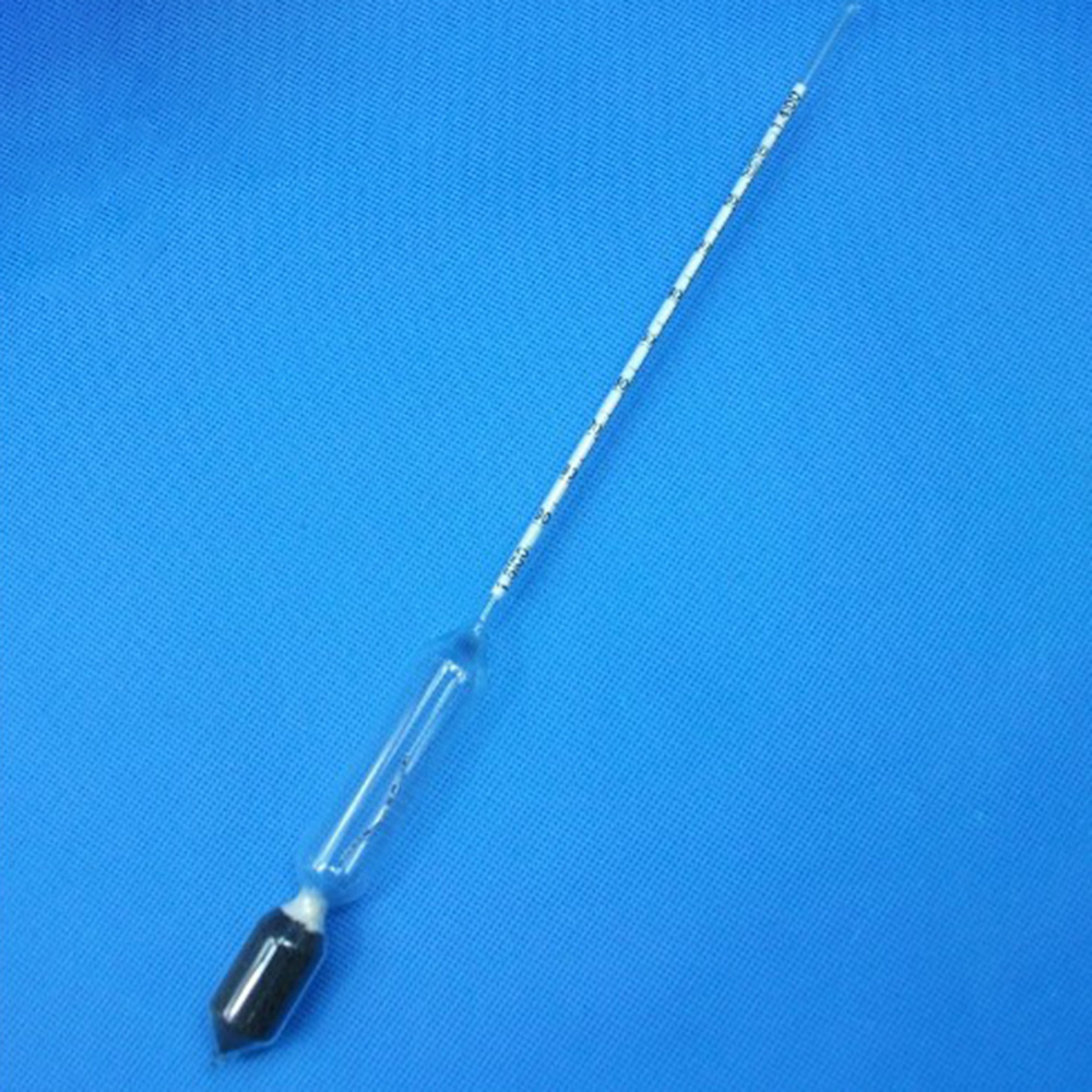 2PCS/lot 1.4-1.5/m3 glass hydrometers chemical lab... – Vicedeal