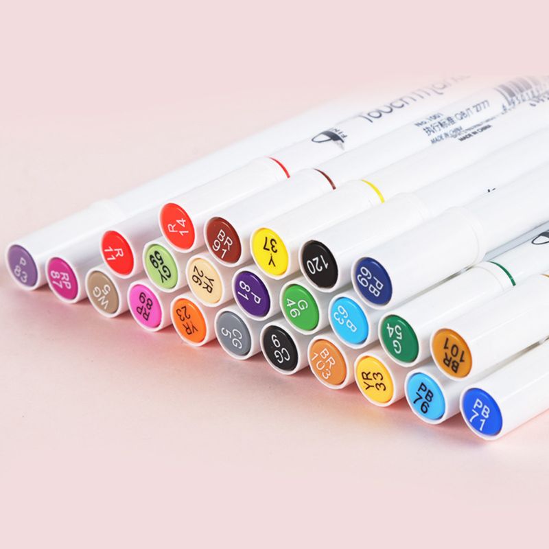 12/18/24/36/48 Kleuren Double Head Marker Pen Set ... – Grandado