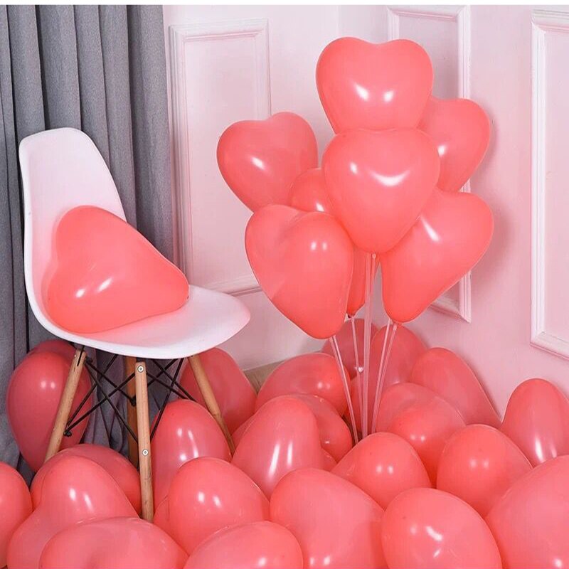 Christmas Birthday Balloon Macaron Color Heart-Sha... – Grandado